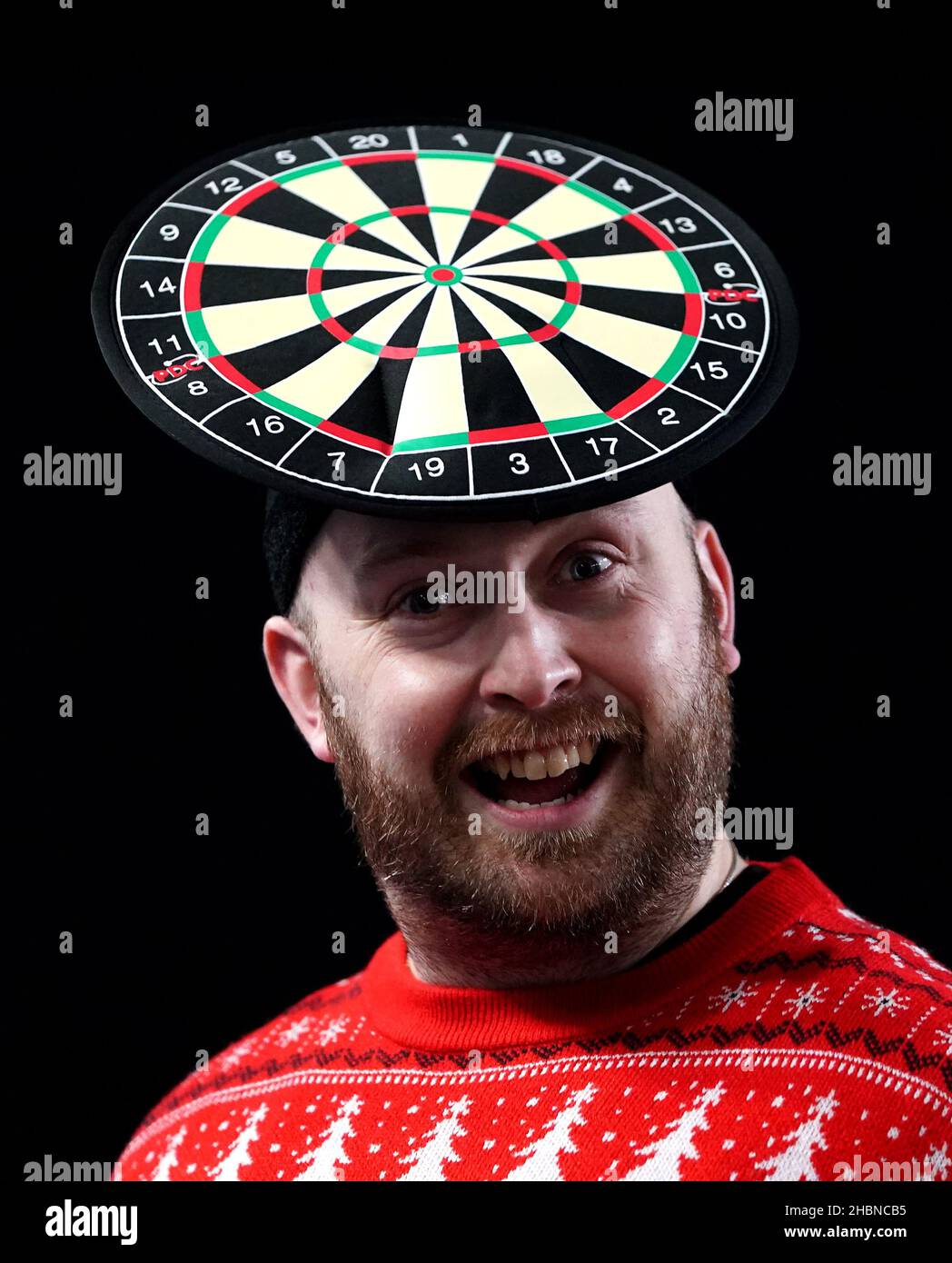 A general view of a fan during day six of the William Hill World Darts ...