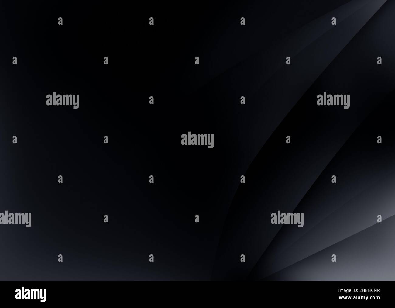 Abstract, simple and modern wavy lines on dark gray and black ...