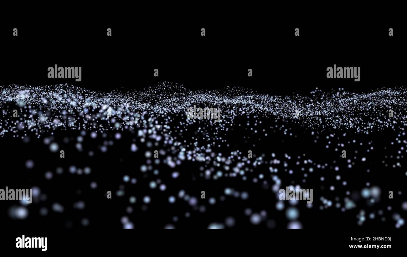 Blue or white waves with light showing through. Opening intro title ...