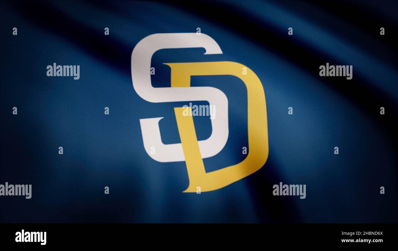 San diego padres team flag hi-res stock photography and images - Alamy