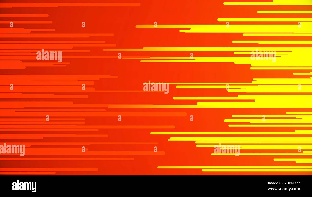 Animation flying light streaks and lines. Abstract background with ...