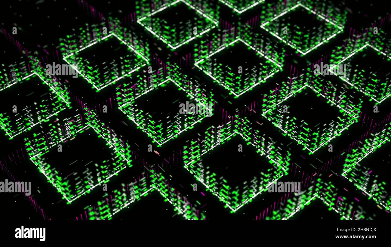 Flying color particles green screen hi-res stock photography and images - Alamy