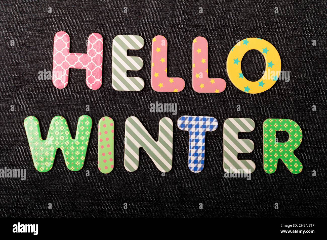 Hello winter hi-res stock photography and images - Alamy