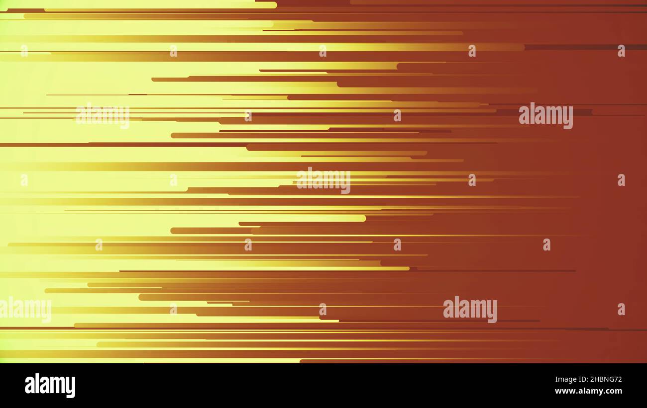 Animation flying light streaks and lines. Abstract background with ...