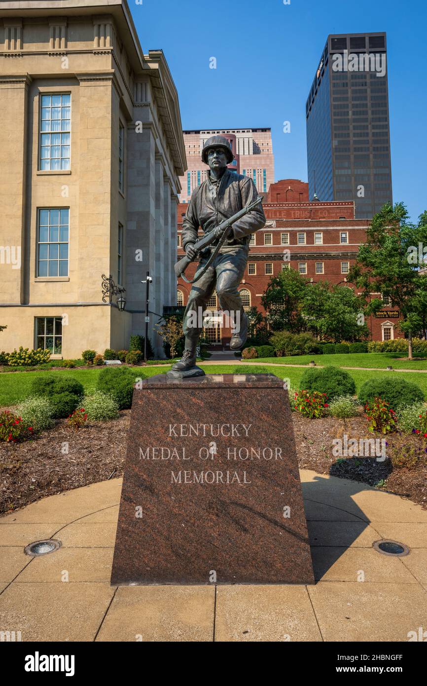 Louisville, KY - Sept. 11, 2021: The Kentucky Medal of Honor Memorial ...