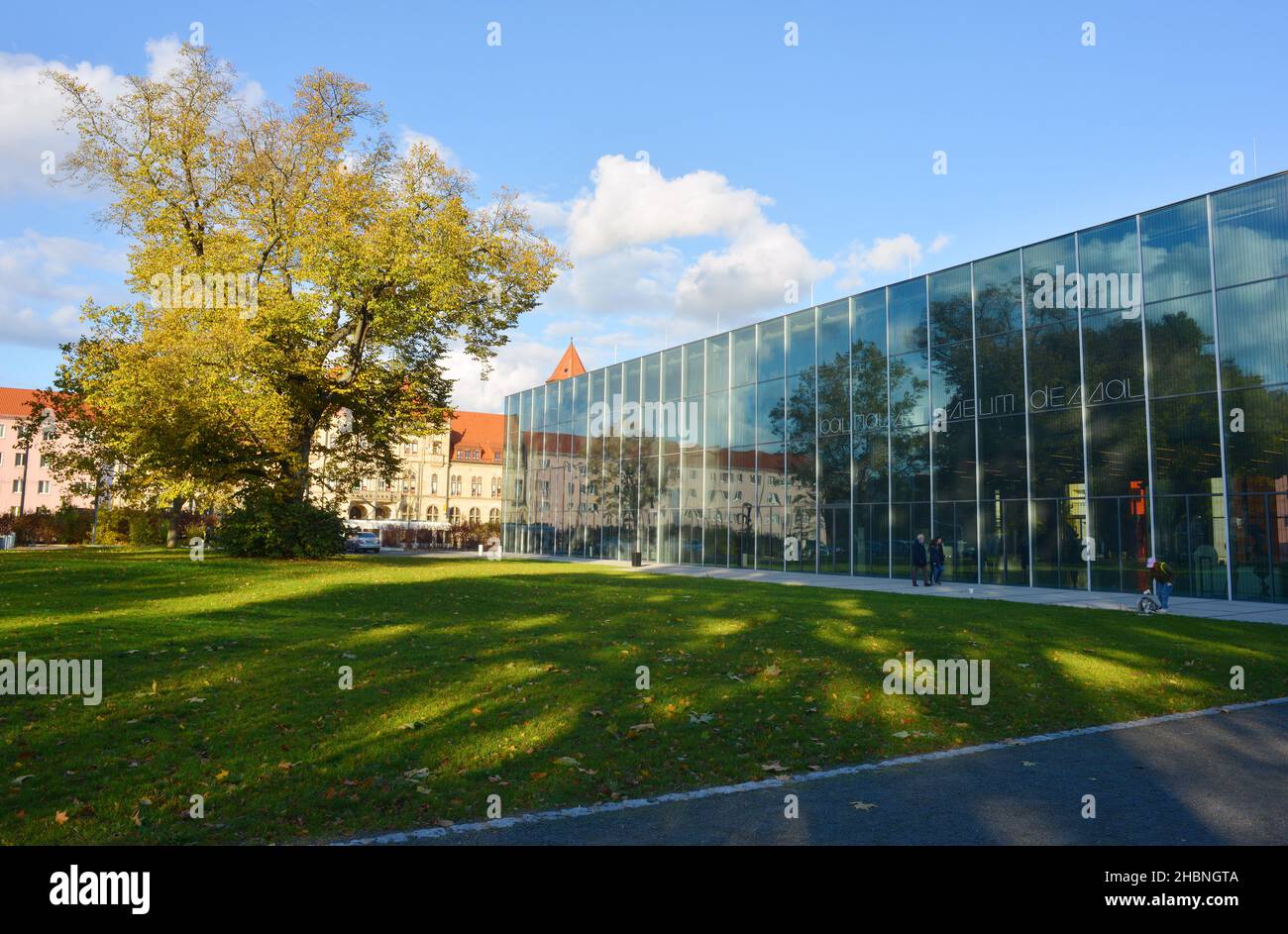 Dessau, Germany, building of the Bauhaus Museum Stock Photo - Alamy