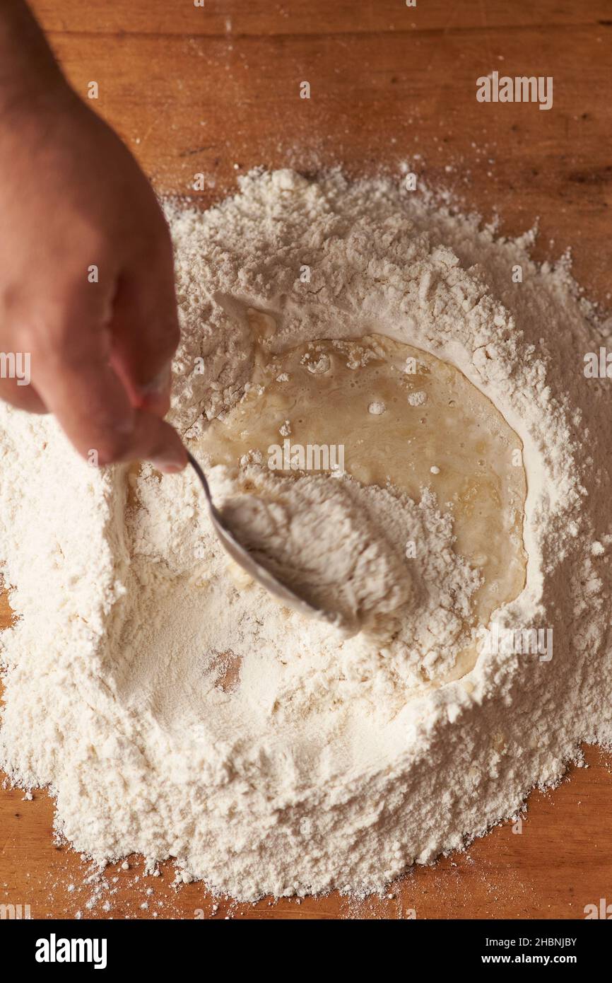 Hand stirring food hi-res stock photography and images - Alamy