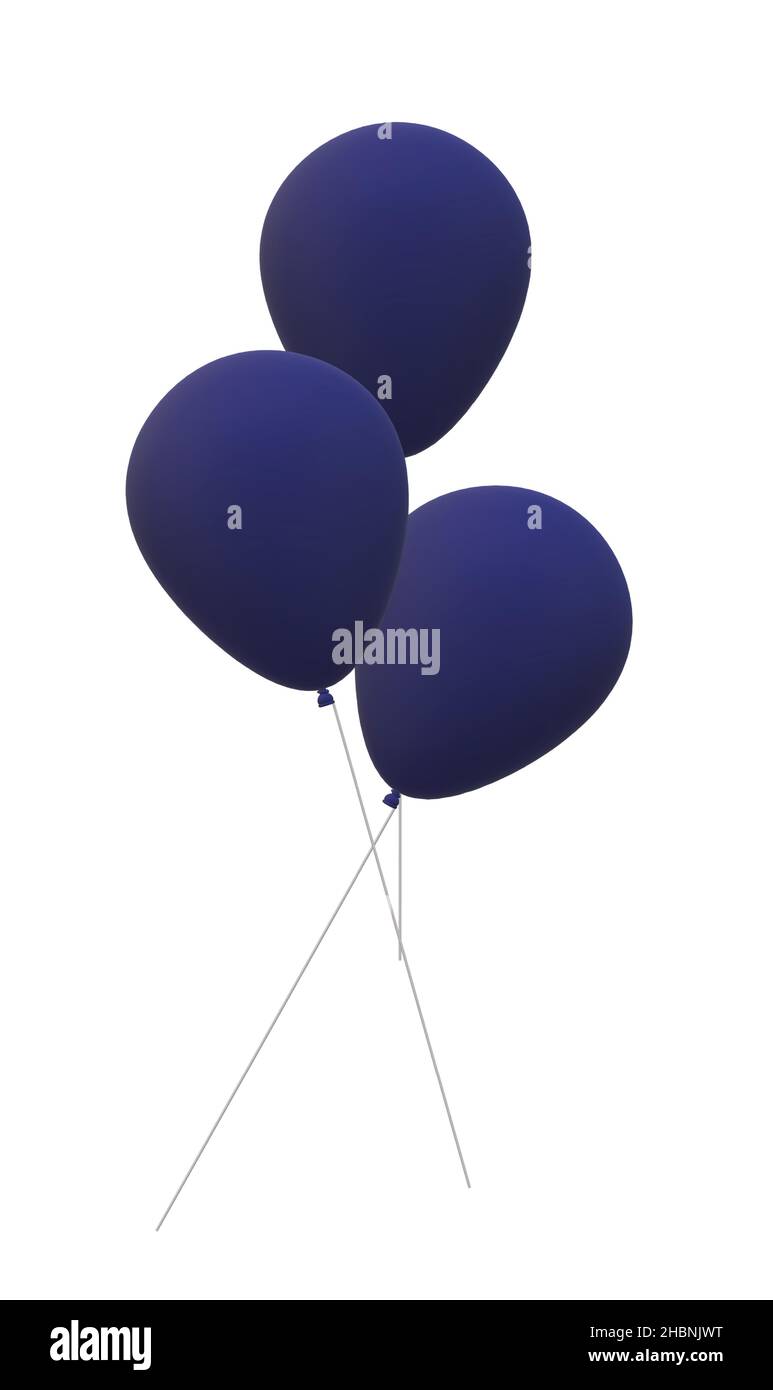 Dark blue balloons Stock Vector Images - Alamy