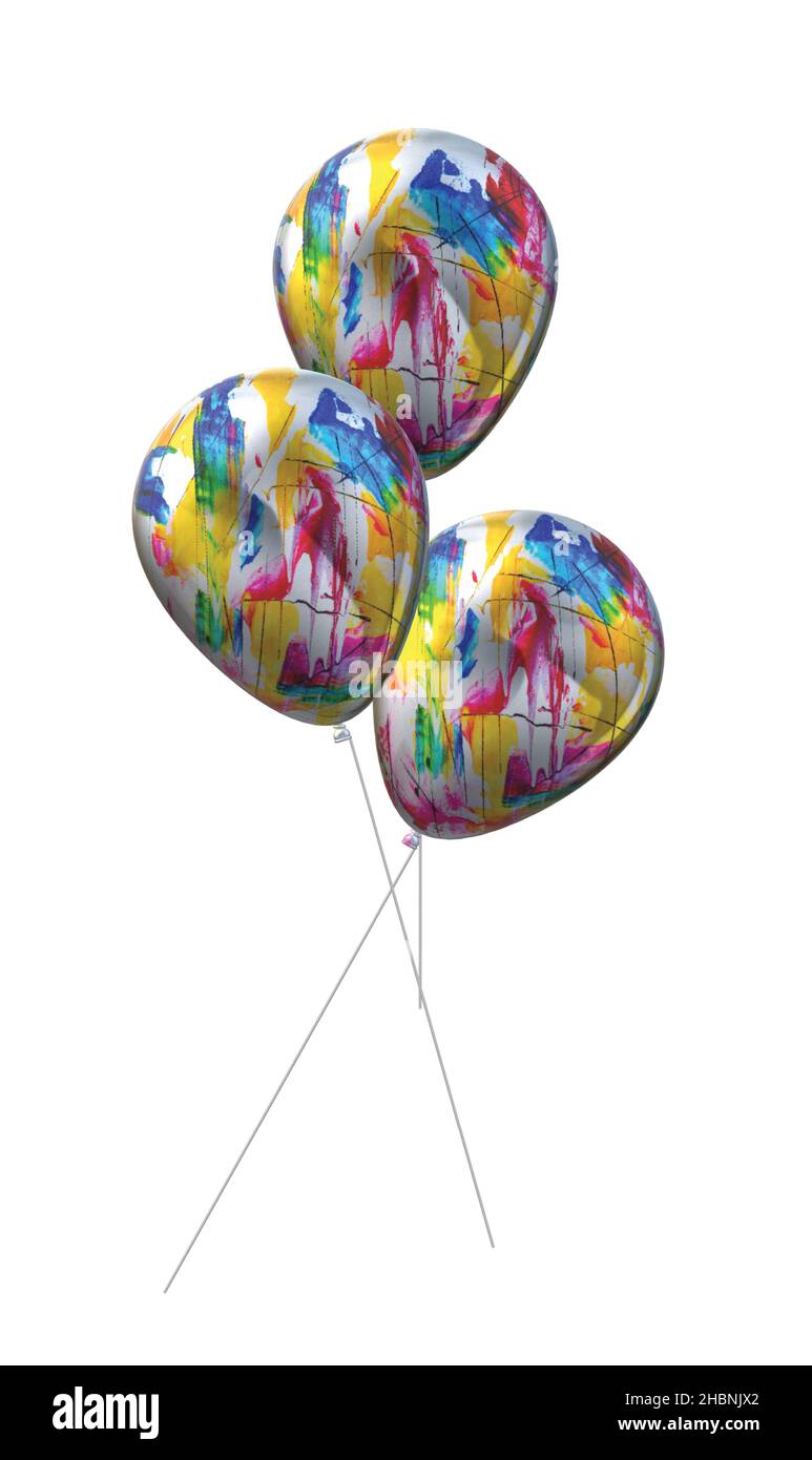 Paint Splatter Balloons Stock Vector Image & Art - Alamy