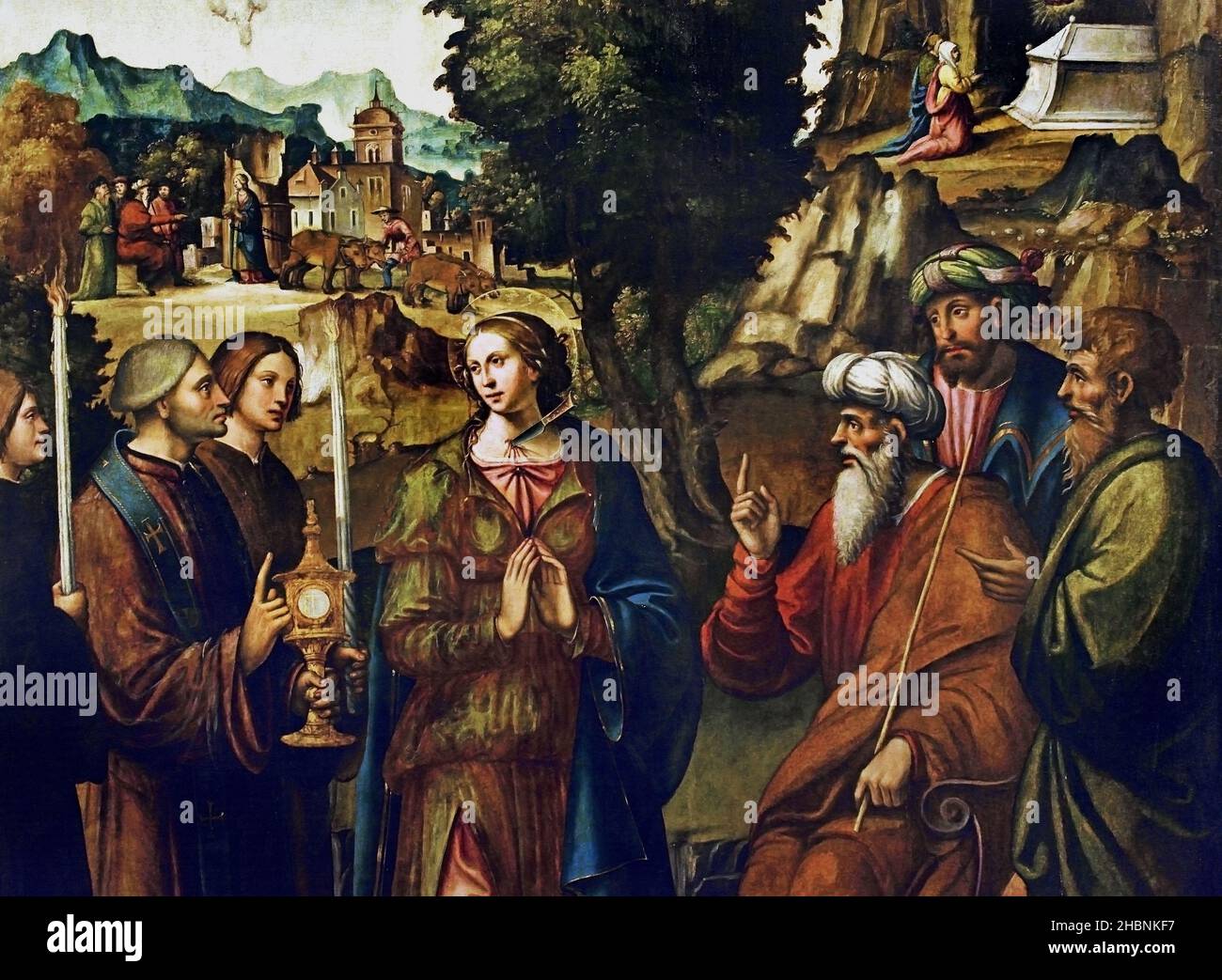 Saint Lucia 1535 by Bombelli Agostino, 1489/1545 Italy, Italian,( In ...