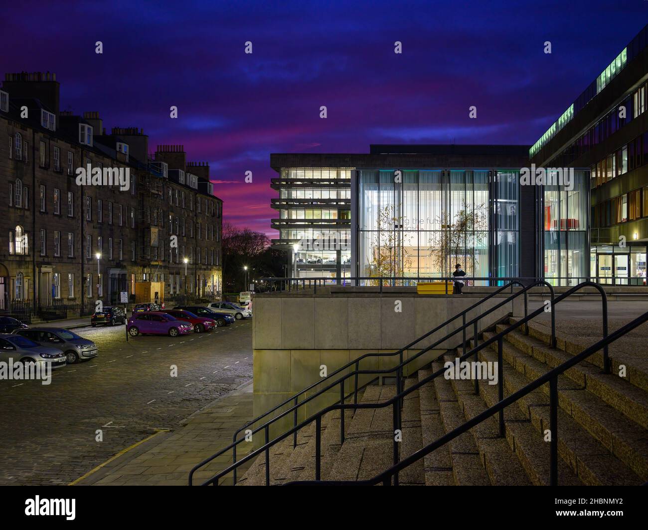 Edinburgh, Scotland, UK - Business school building, Edinburgh ...