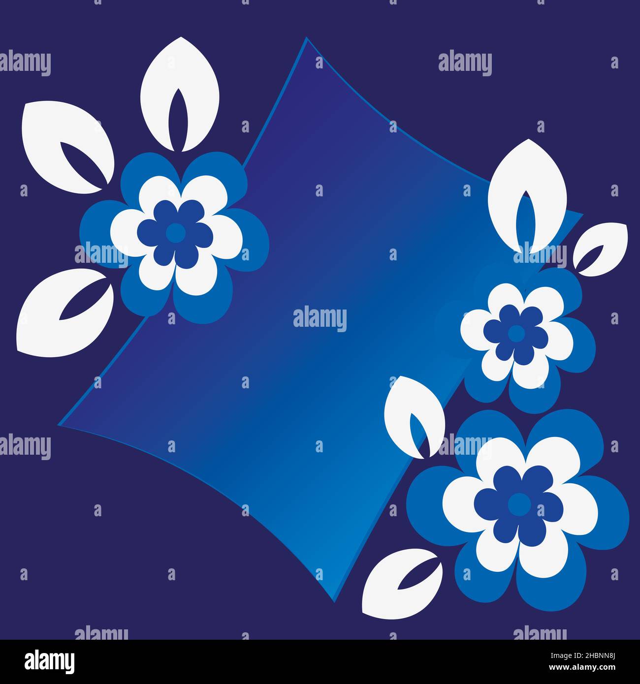 Illustration on a square background - a stylized postcard or banner for ...
