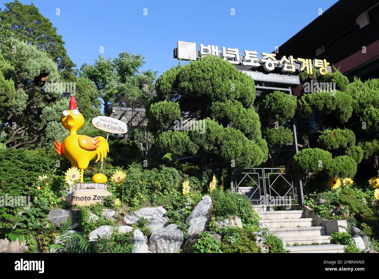 Small shops and buildings in Jongno-gu, Seoul, South Korea Stock Photo ...