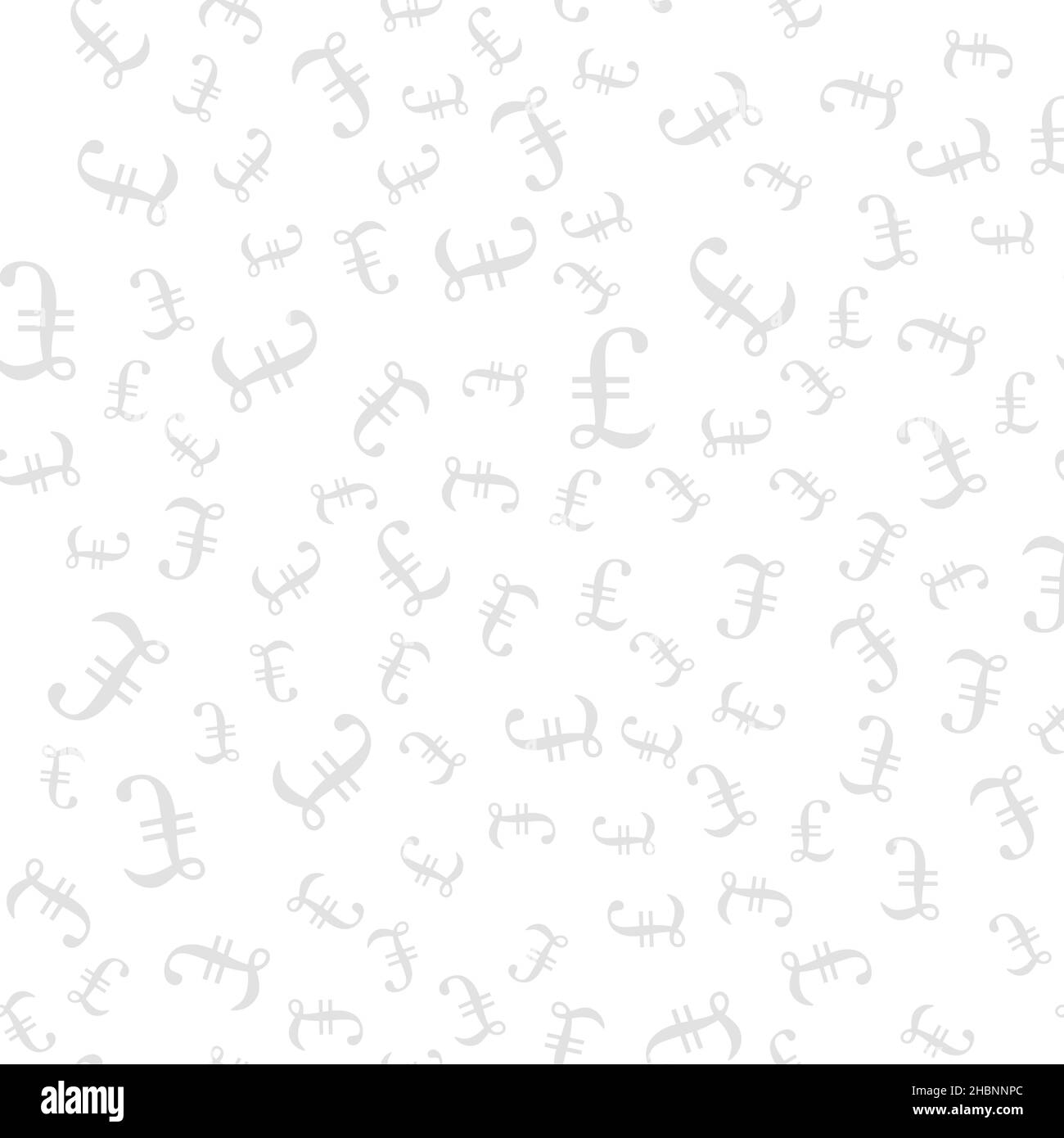Seamless vector pattern with pound sterling currency, can be used as ...