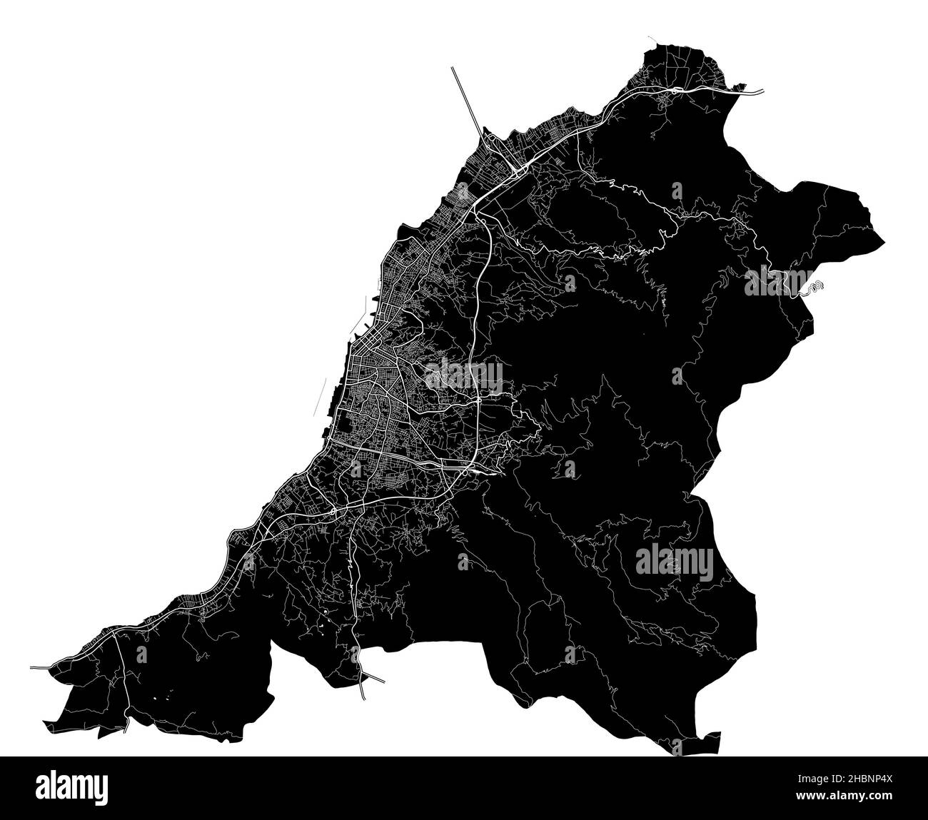 Patras map Stock Vector Images - Alamy