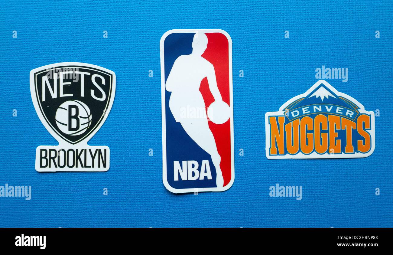 Brooklyn nets court logo hi-res stock photography and images - Alamy