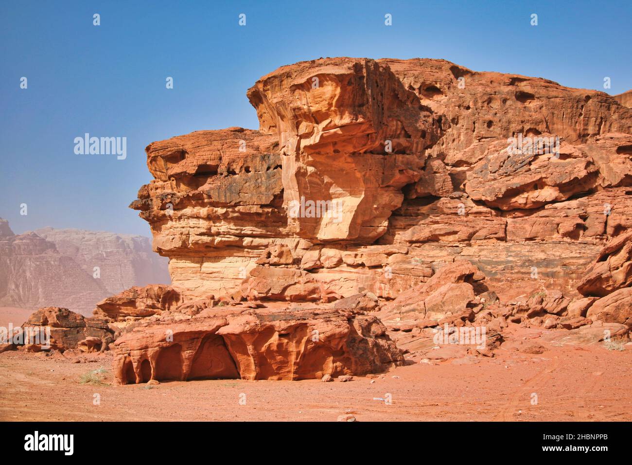 Petra, the magnificent Ancient City half hidden in the windswept ...