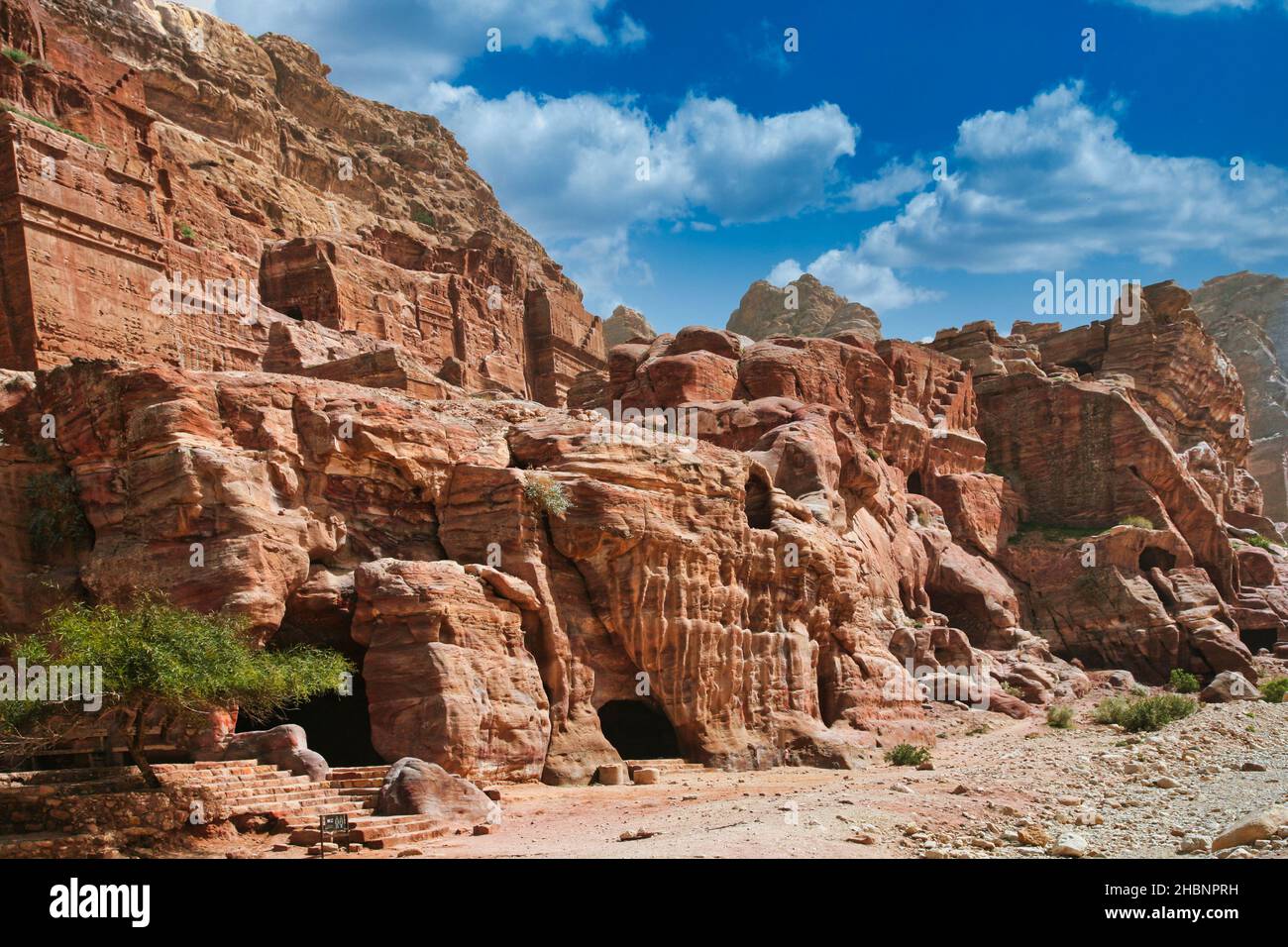 The impressive ruins of Petra, the stone-carved city in Jordan Stock ...