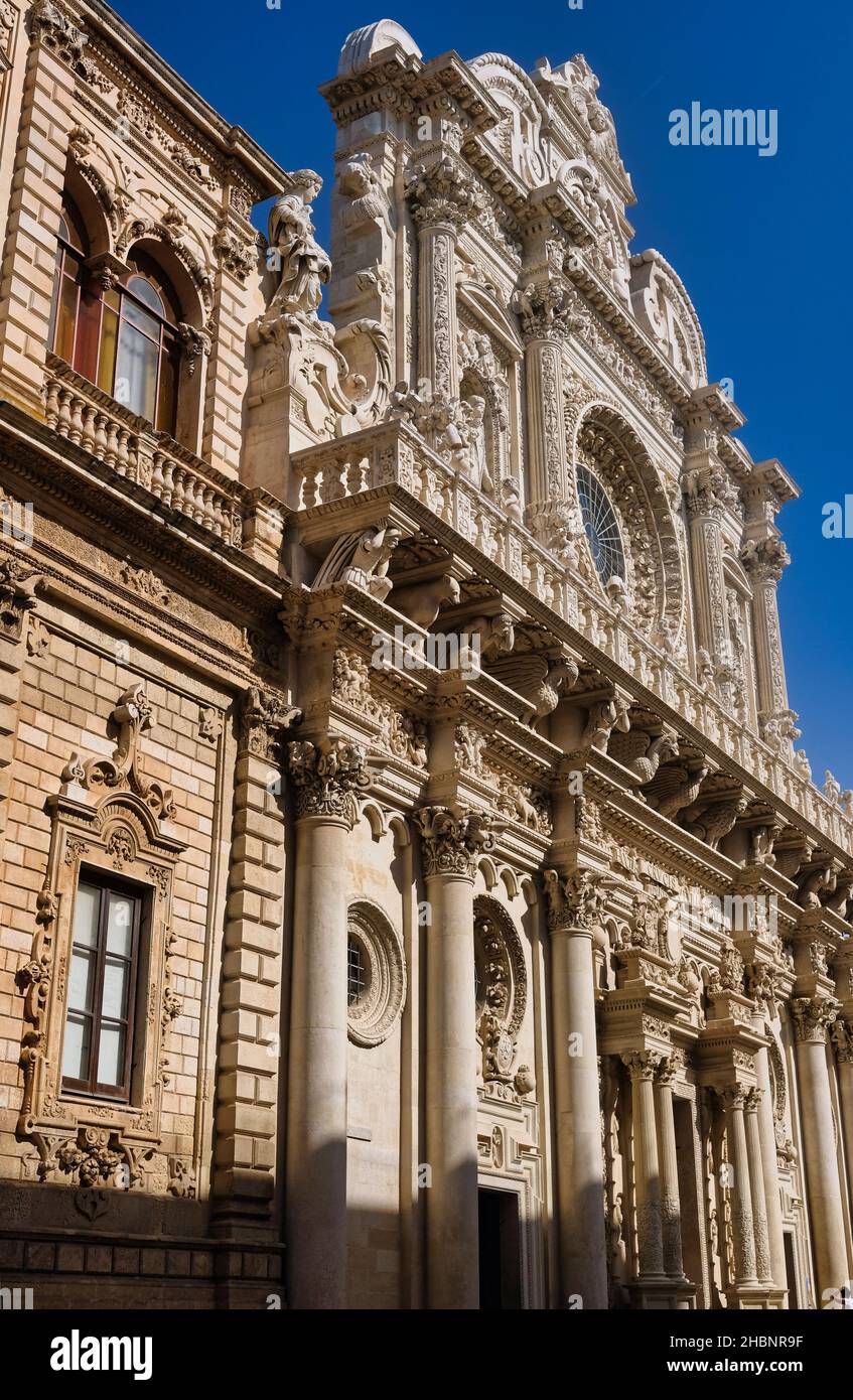 Basilica di Santa Croce, Church of the Holy Cross, Lecce, Apulia, Italy ...