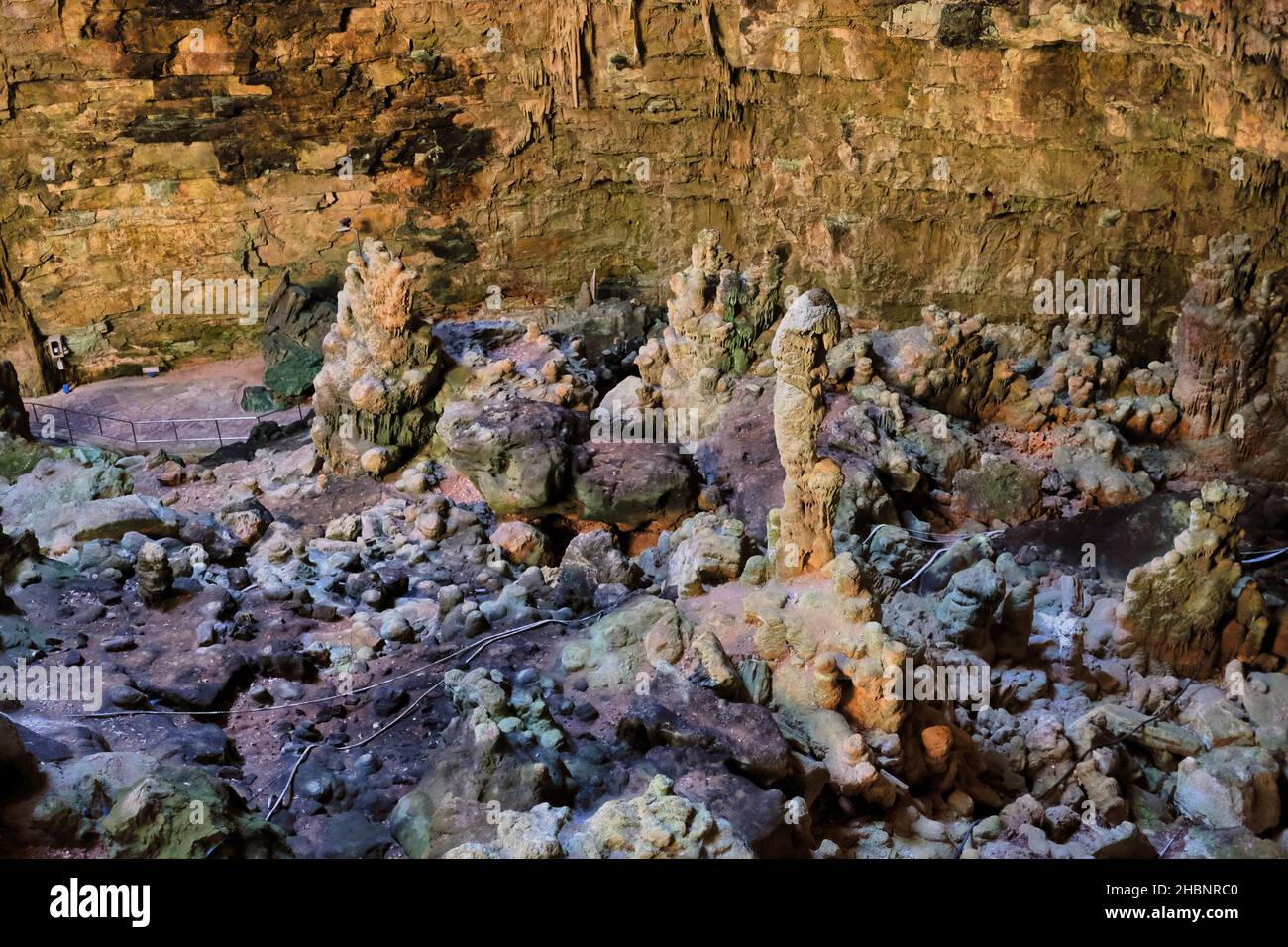 The Castellana Caves ,a remarkable karst cave system located in the ...