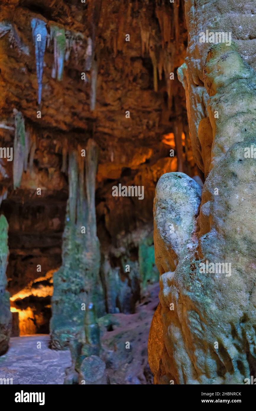 The Castellana Caves ,a remarkable karst cave system located in the ...