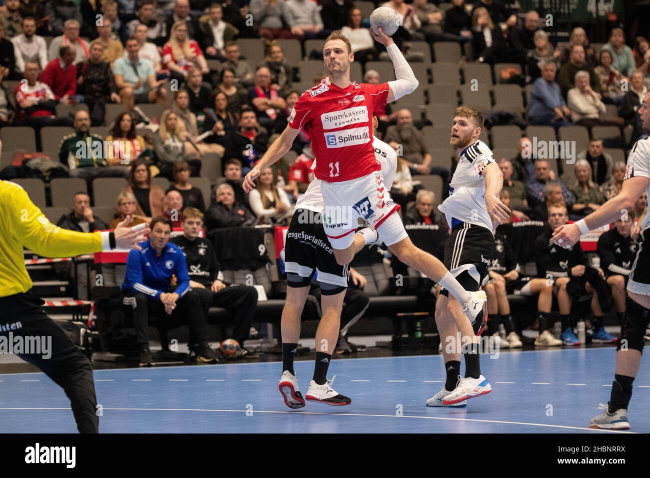 Aalborg handball vs bjerringbro silkeborg handball hi-res stock ...