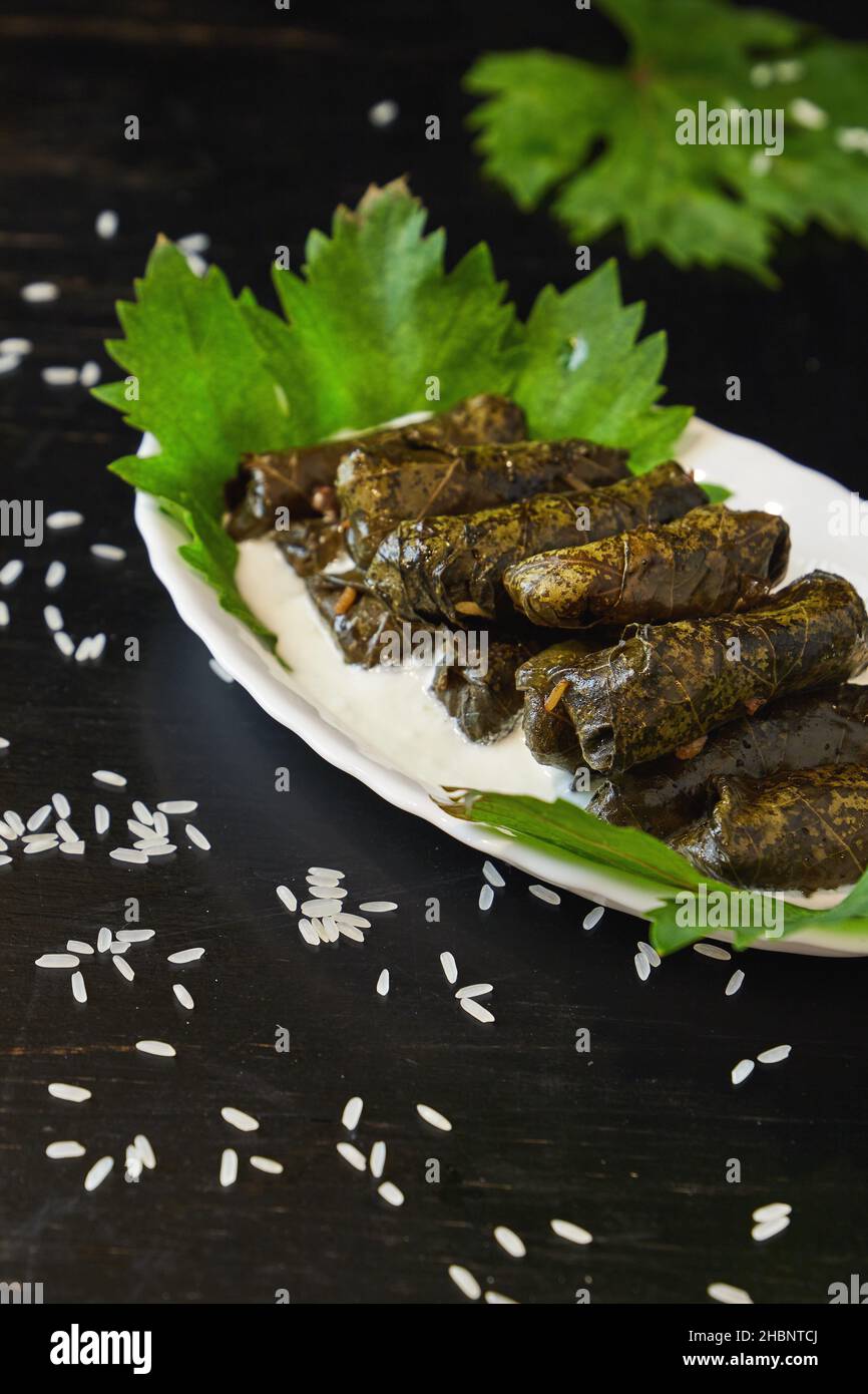 traditional arab food. Dolma Stock Photo - Alamy
