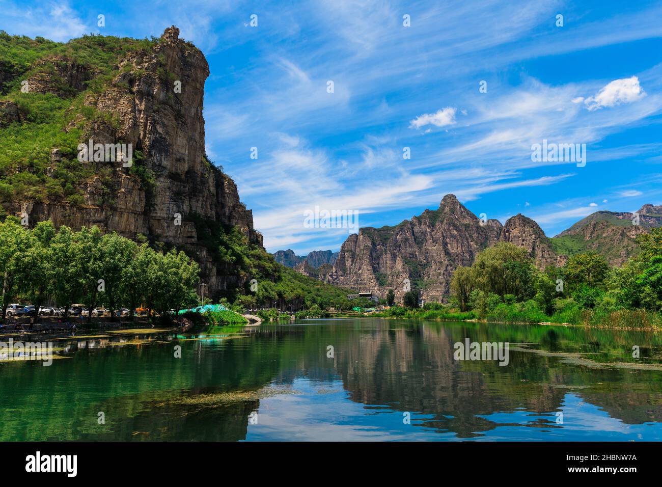 Beijing mountain bairui valley and gushan valley Stock Photo - Alamy