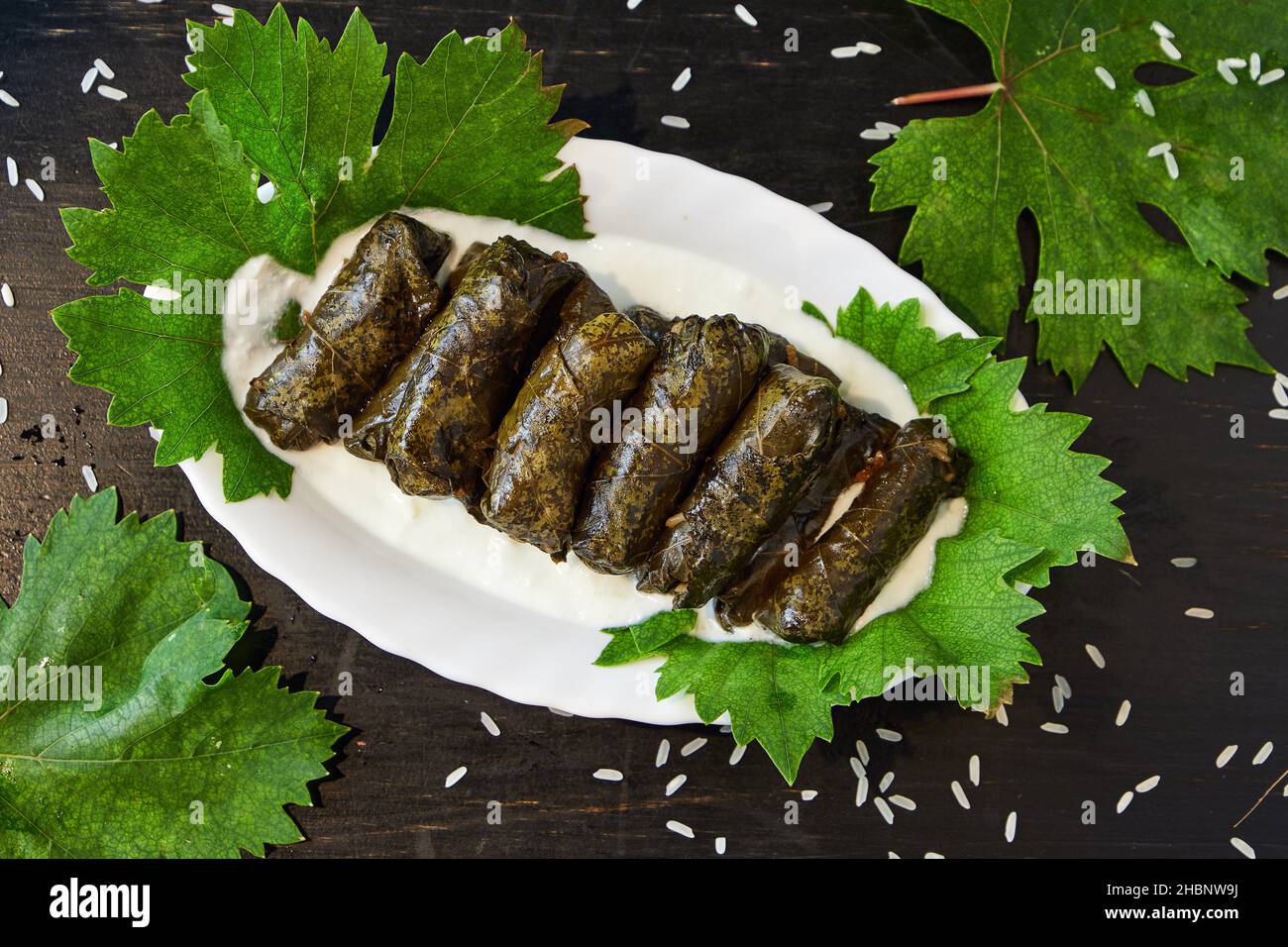 traditional arab food. Dolma Stock Photo - Alamy