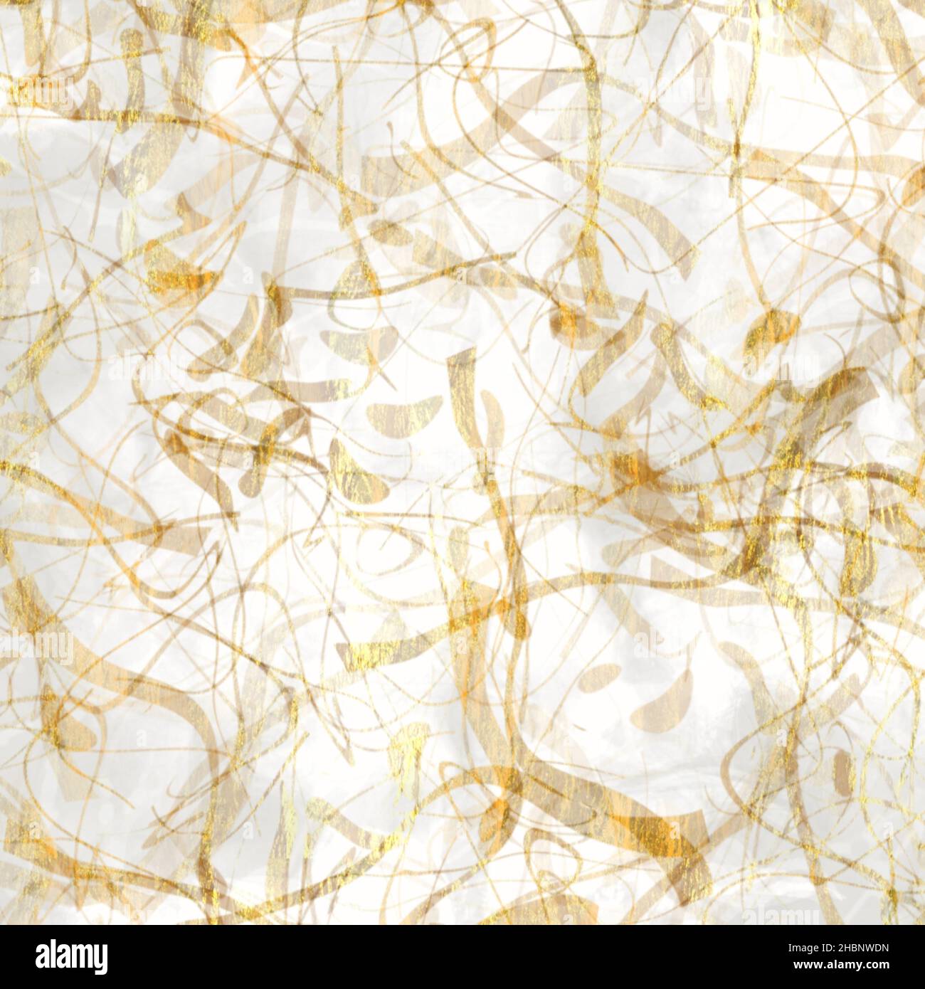 Handmade rice paper texture with metallic gold swirl flecks. Seamless ...