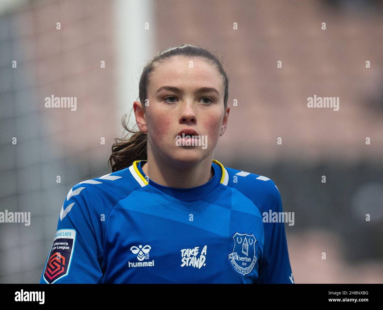London, UK. 19th Dec, 2021. Everton Women Grace Clinton during the ...