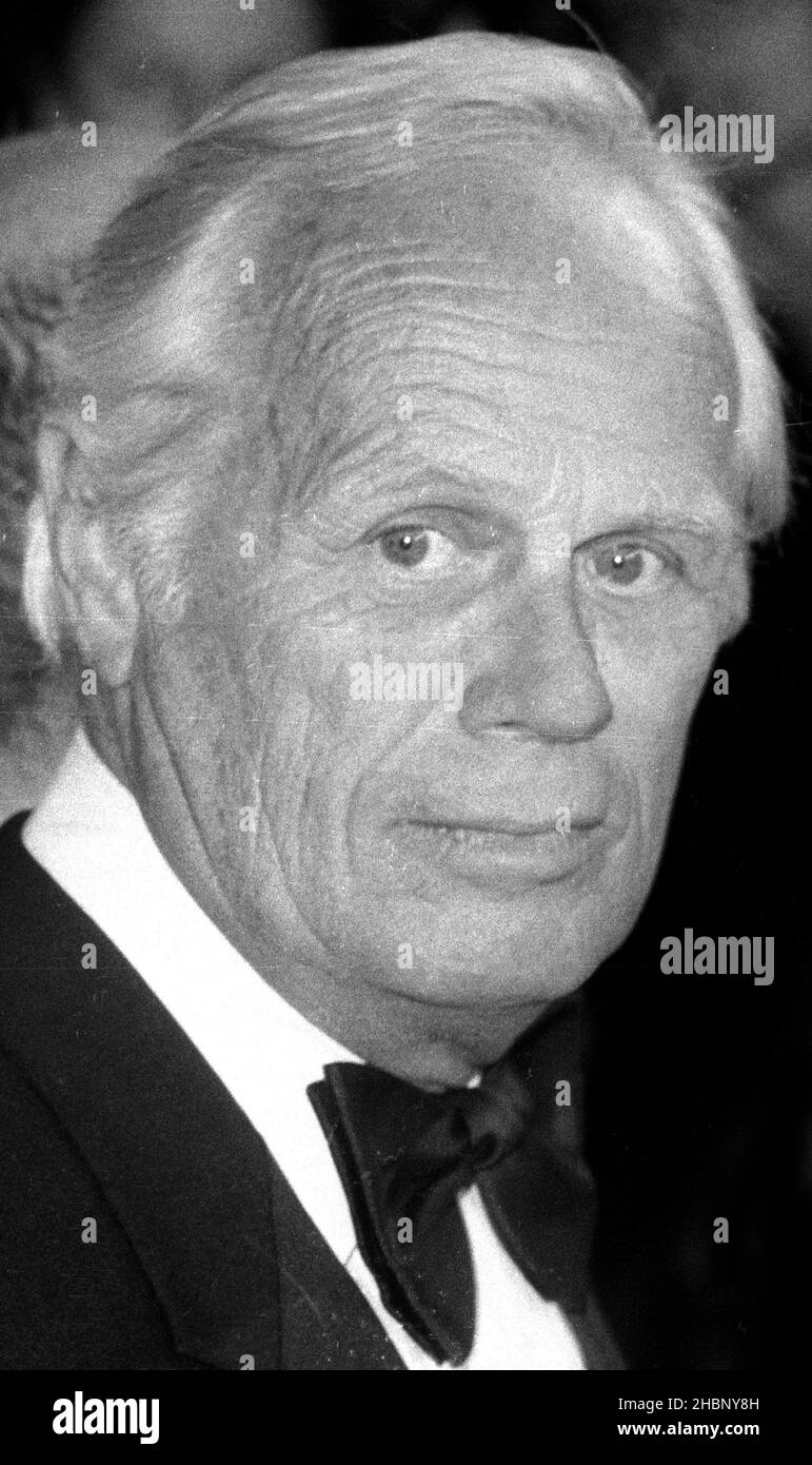 Richard Widmark 1985 Photo by John Barrett/PHOTOlink Stock Photo - Alamy