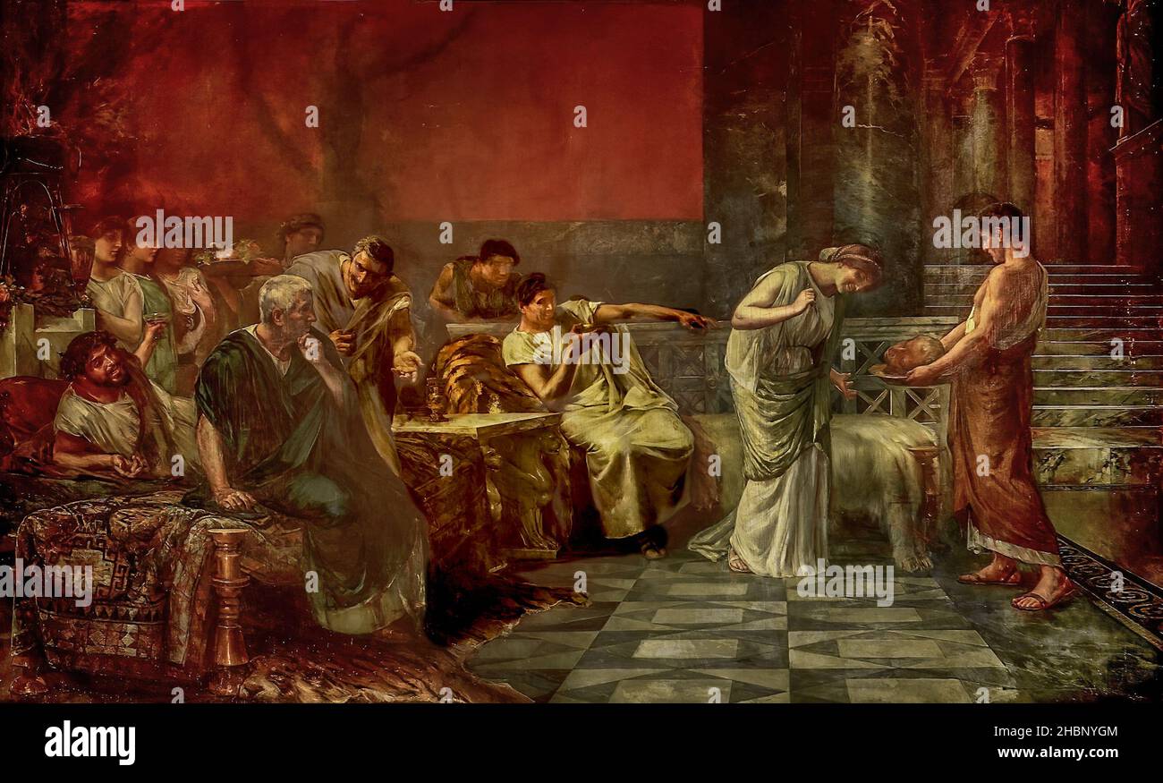 The Vengeance Of Fulvia By Francisco Maura Y Montaner Fulvia The Wide Of Marc Anthony Is