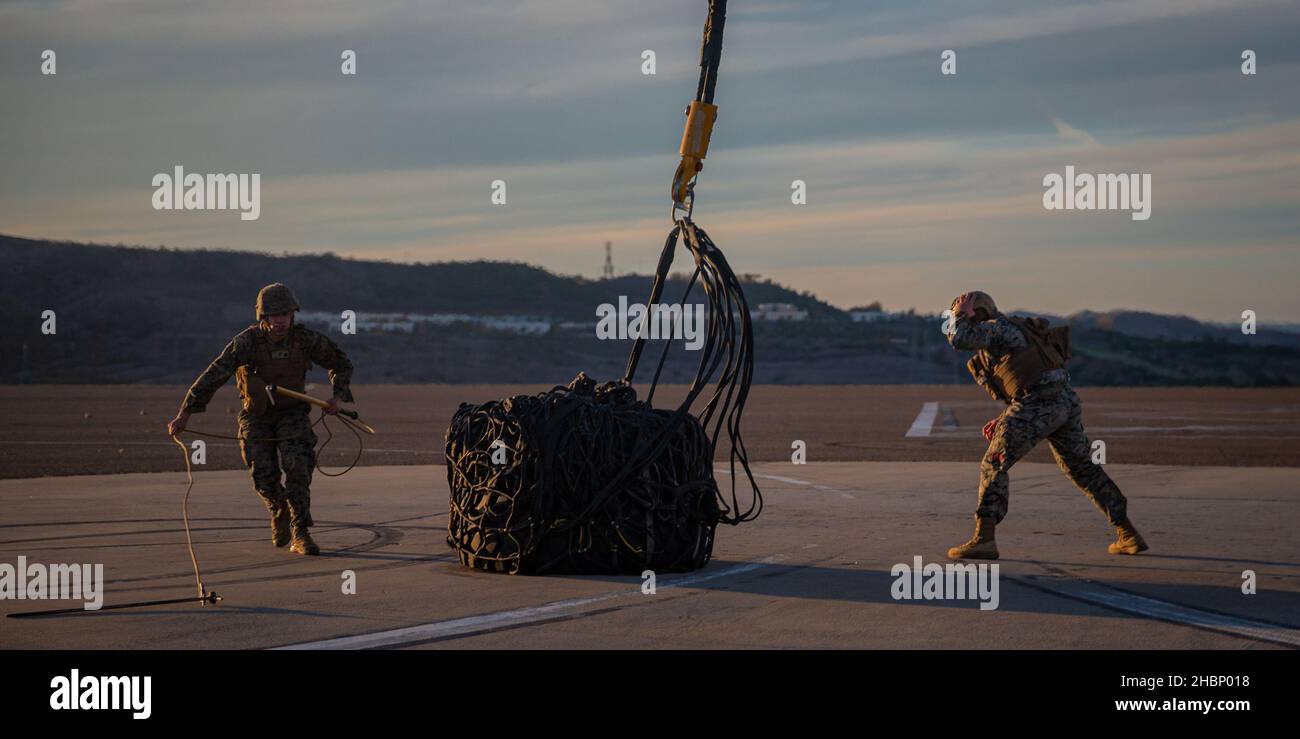 U.S. Marine Corps Cpl. Gunar Jacobs (left) and Sgt. Tyler Romine, both ...