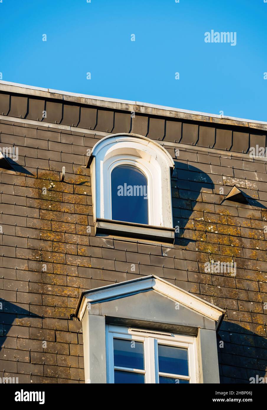 Mansarde roof hi-res stock photography and images - Alamy