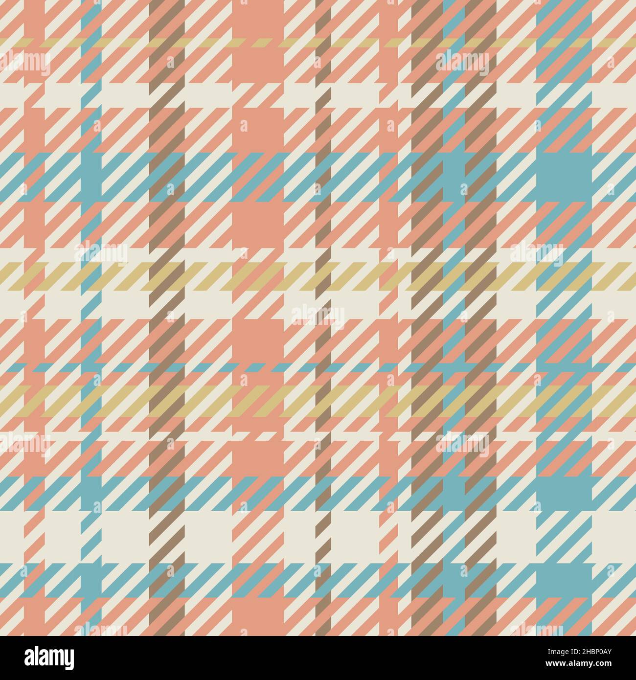 Gender neutral seamless plaid vector pattern. Gingham baby color ...