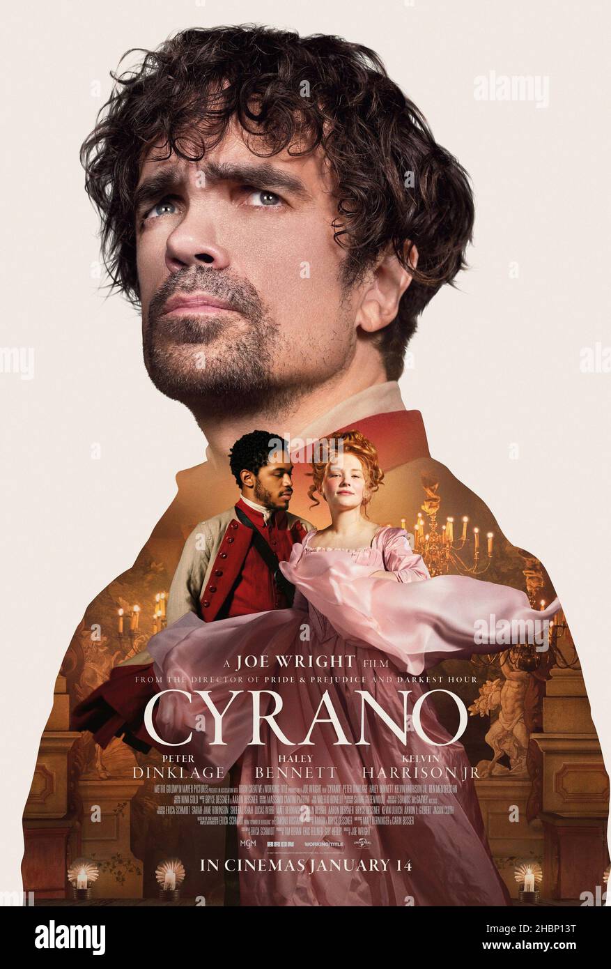 CYRANO, British poster, top: Peter Dinklage as Cyrano, bottom, from ...