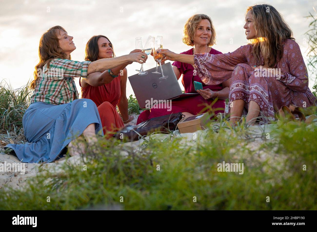 HOW TO PLEASE A WOMAN, from left: Hayley McElhinney, Tasma Walton ...