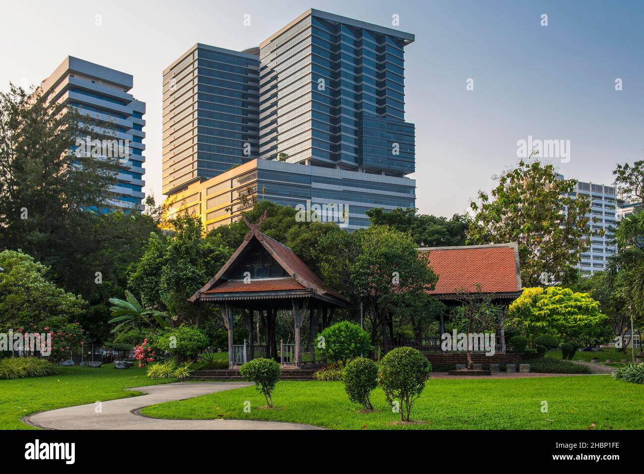 Lumpini park is the major recreational area in the heart of the city ...