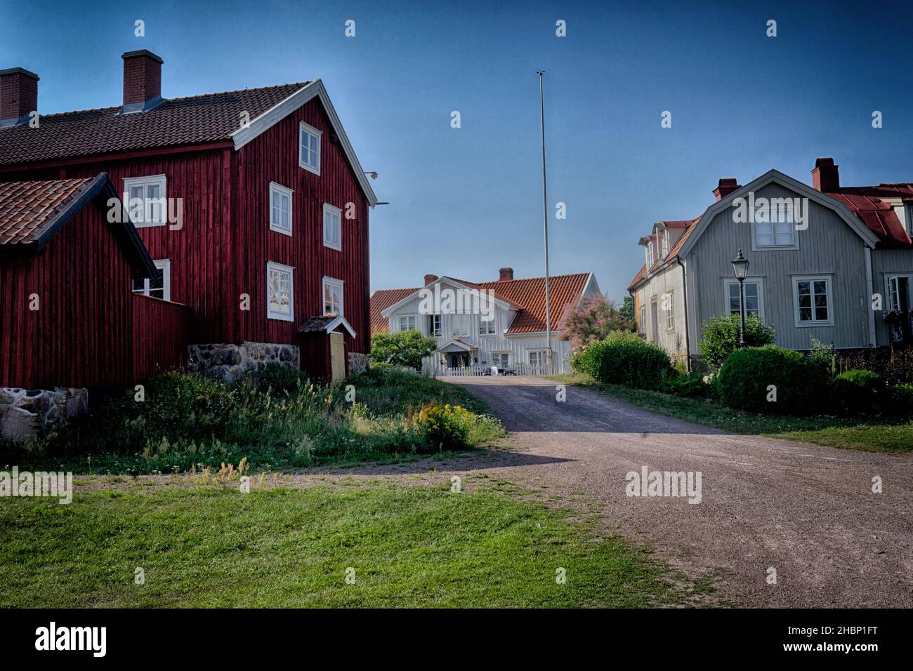 a traditional village in the south of sweden Stock Photo - Alamy