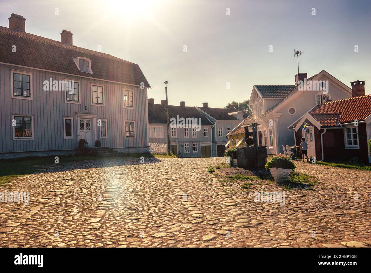 a traditional village in the south of sweden Stock Photo - Alamy