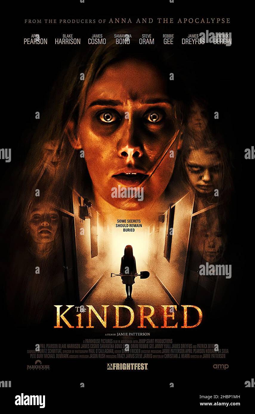 THE KINDRED, poster, April Pearson (center), 2021. © Vertical ...
