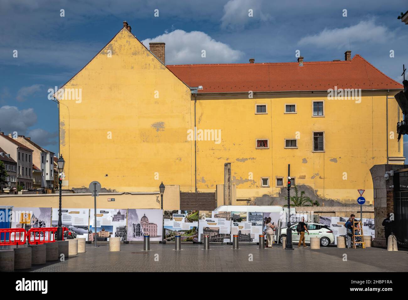 Architecture of the upper town Buda in Budapest, Hungary Stock Photo ...