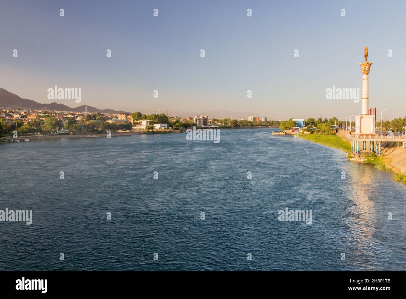 Syr Darya river in Khujand, Tajikistan Stock Photo - Alamy