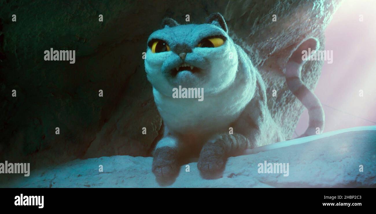 ROBIN ROBIN, Cat (voice: Gillian Anderson), 2021. © Netflix / Courtesy ...