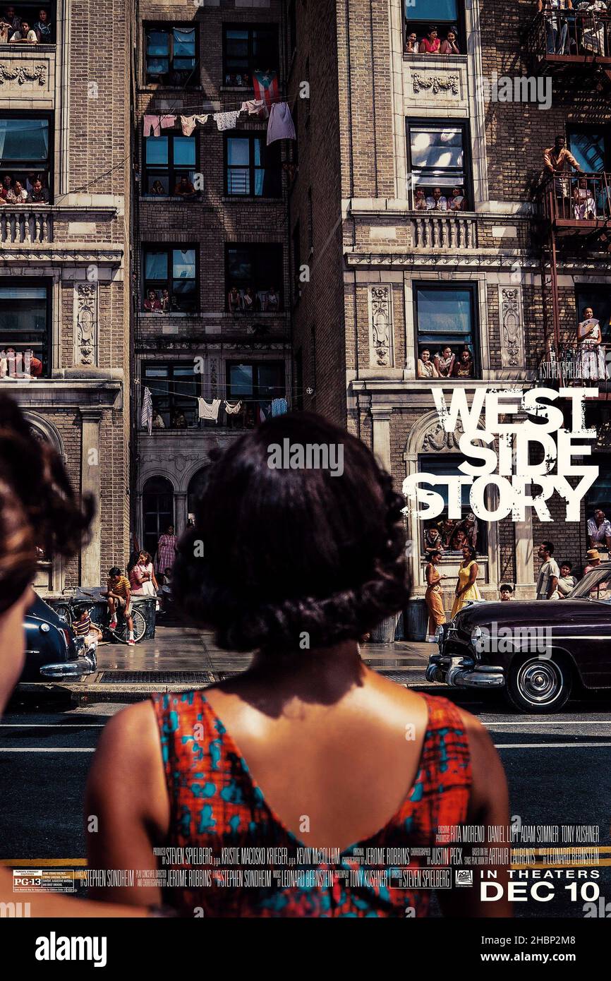 WEST SIDE STORY, US poster, 2021. © 20th Century Studios / Courtesy ...