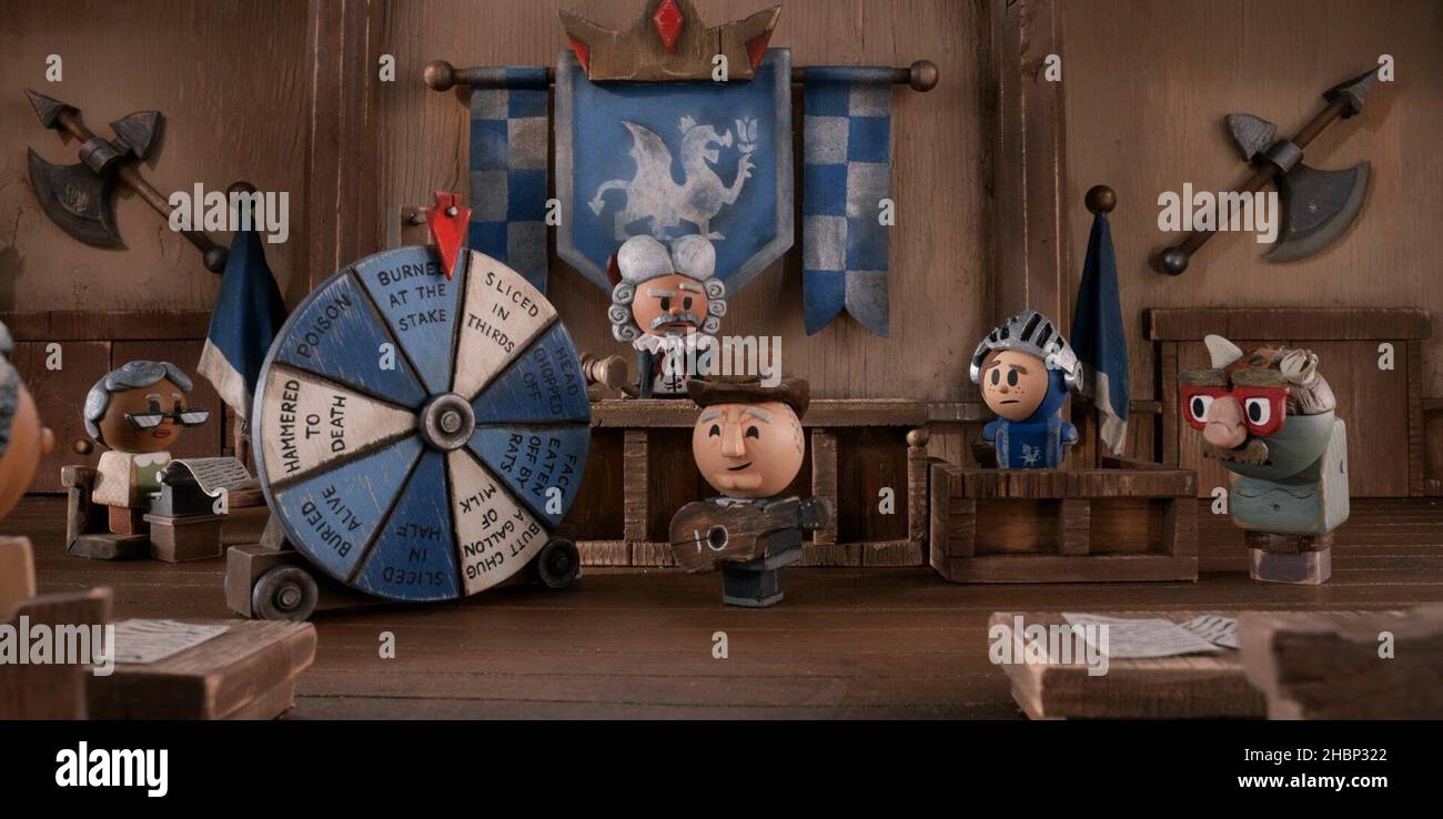 CROSSING SWORDS, 2nd from right: Patrick (voice: Nicholas Hoult ...