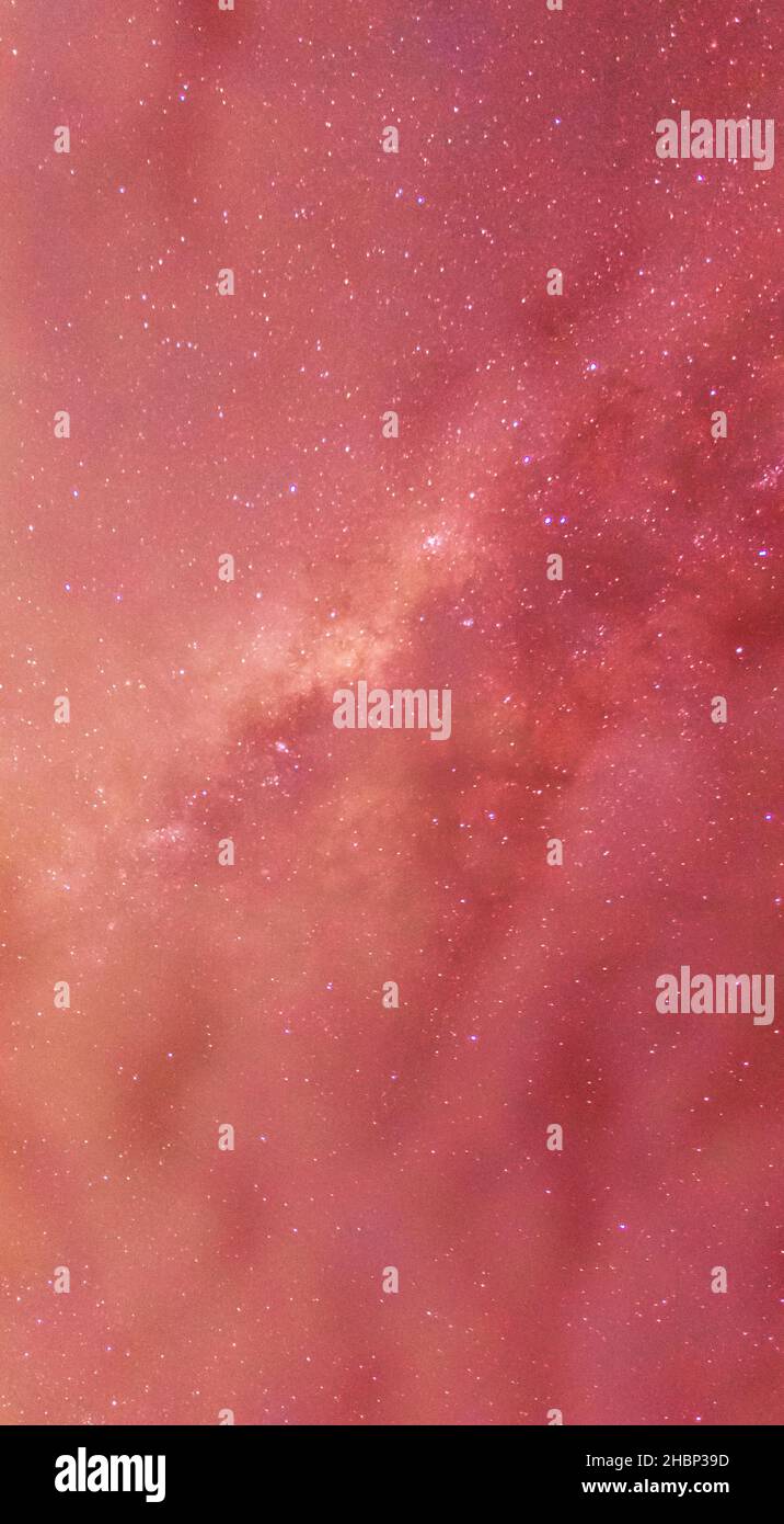 An Abstract pink nebula illustration for background or wallpaper Stock ...