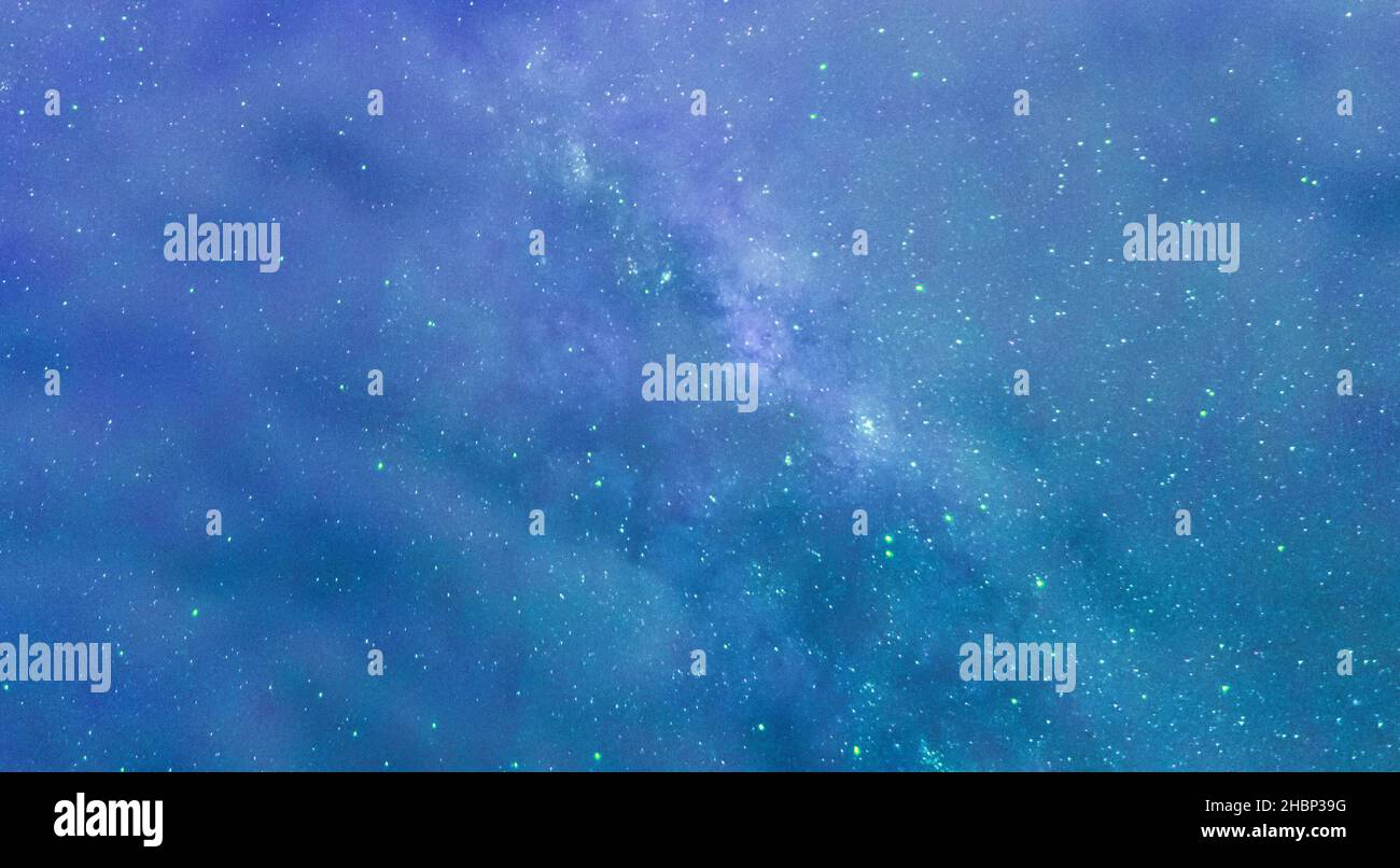 An Abstract blue nebula illustration for background or wallpaper Stock ...