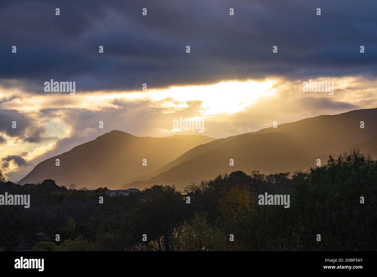 Corpach and Ben Nevis, Fort William, Highland, Scotland, UK Stock Photo ...
